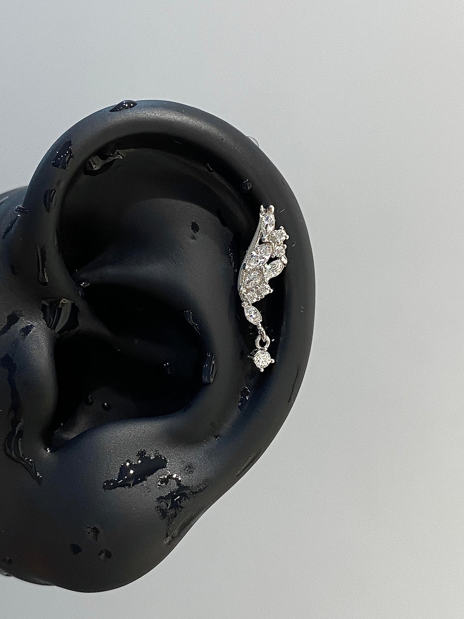 Crystal Wing Helix Earrings – Rera