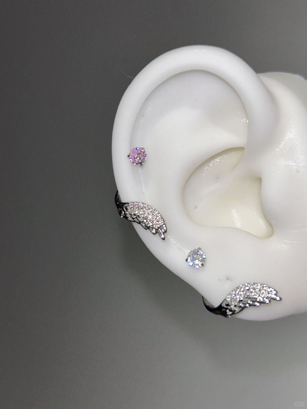 Turquoise Halo wings Helix Earrings – Rera