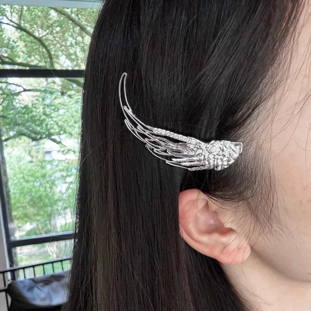 Silver Angel Wing Hair Clip – Rera